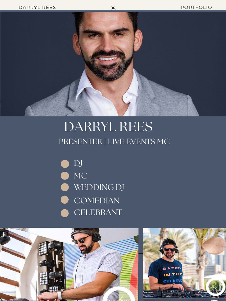 Portfolio Darryl Rees | Download Free PDF | Disc Jockey | Performing Arts