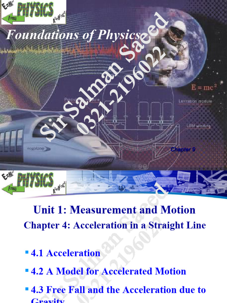 Accelerated Linnear Motion | PDF | Acceleration | Speed