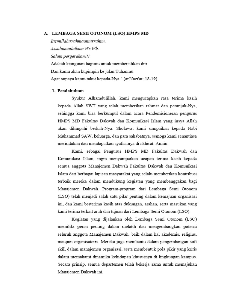 Lso HMPS MD | PDF | Karier & Perkembangan