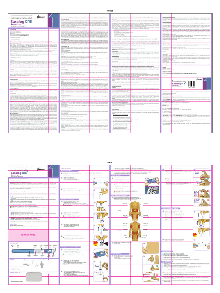 Basalog One Pi | PDF | Hypoglycemia | Insulin