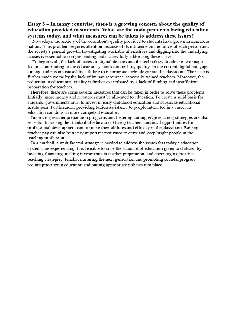 Essay 3 | PDF