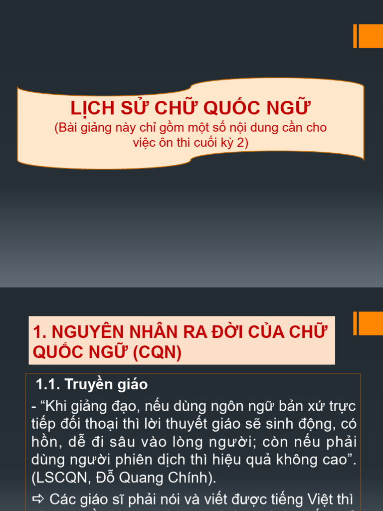 LichsuchuQuocngu - 2024 (Gui SV) | PDF