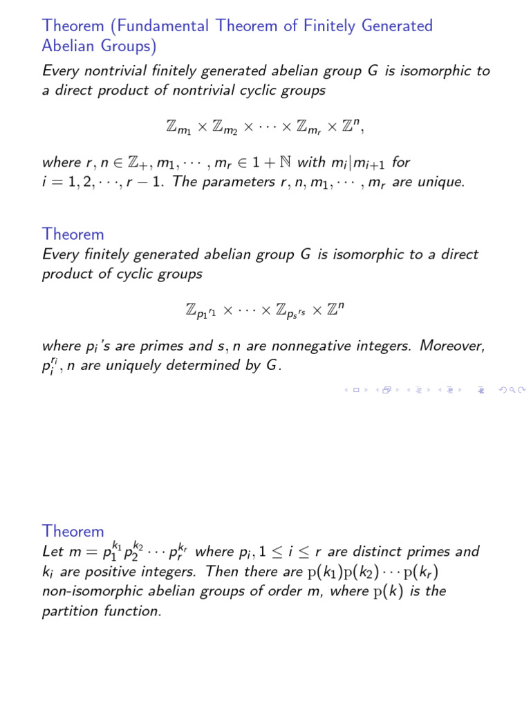 Lecture 7 | PDF | Group (Mathematics) | Group Theory