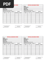 OB Forms | PDF | Employment | Business