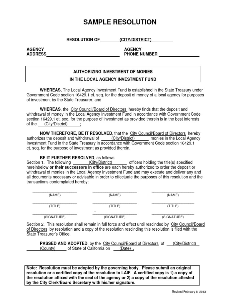 Resolution | PDF | Government