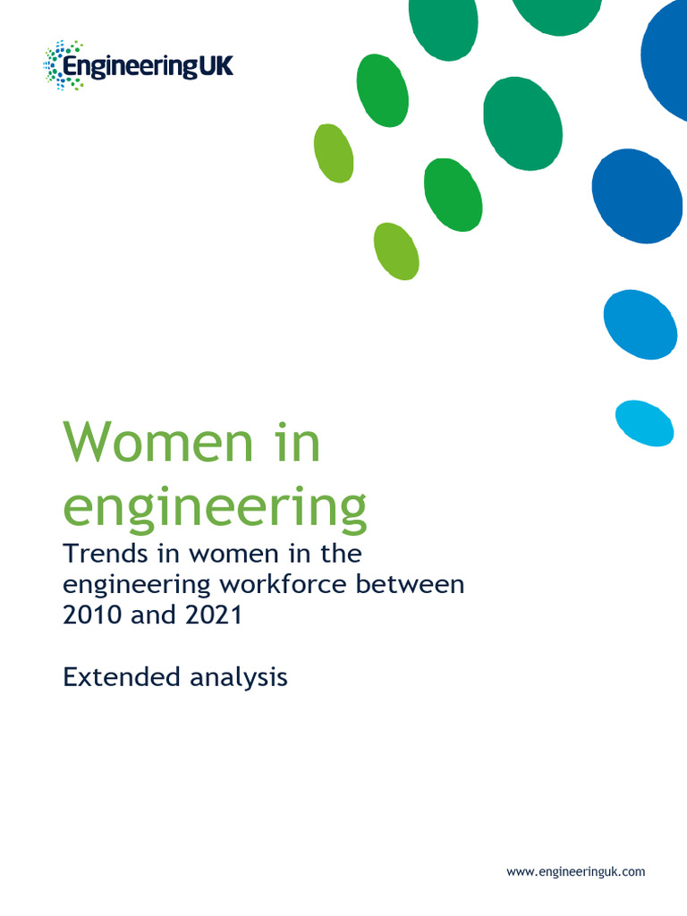 Women in Engineering Report Extended Analysis Engineeringuk March 2022 | PDF | Engineering ...