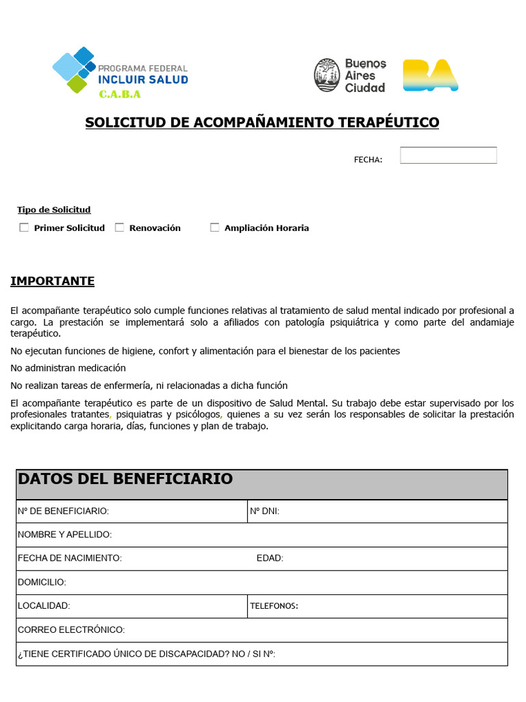 Formulario AT (Nuevo) | PDF | Manual Diagnóstico y Estadístico de los ...