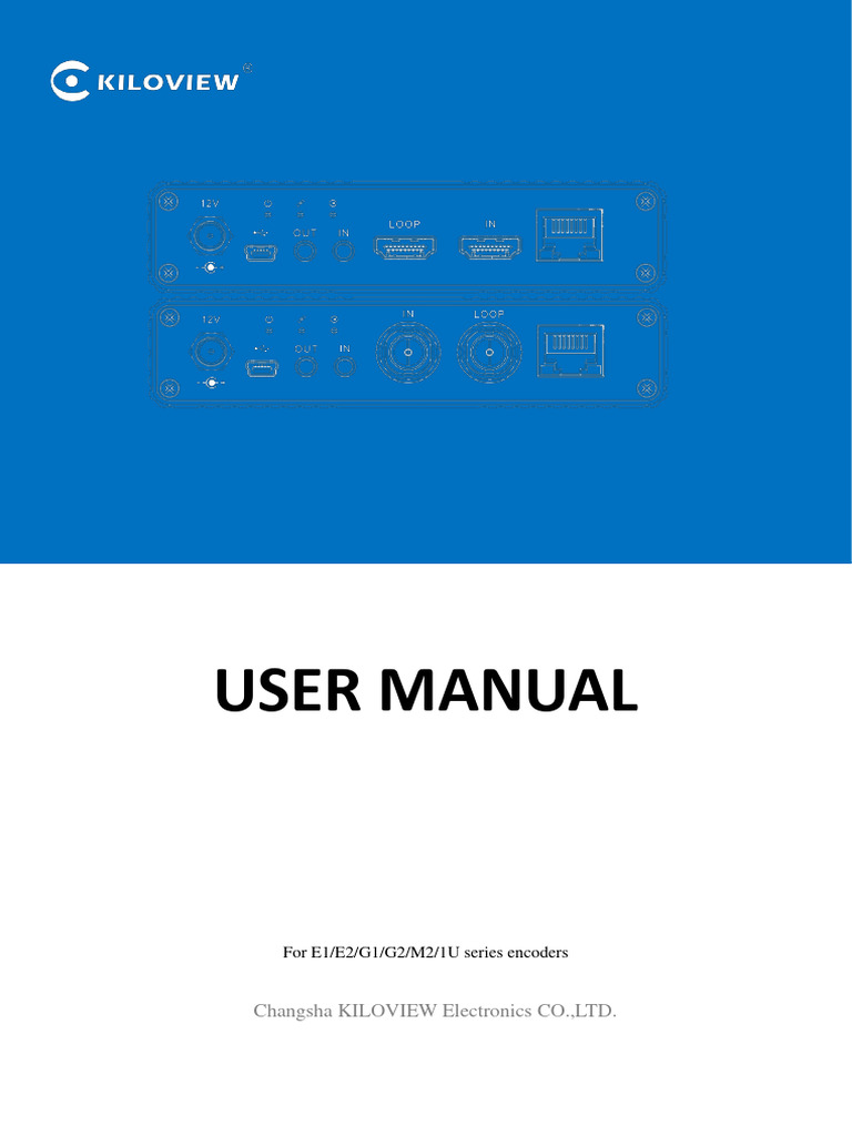 HD Video Encoders User Manual V2.0 | PDF | Wi Fi | Hdmi