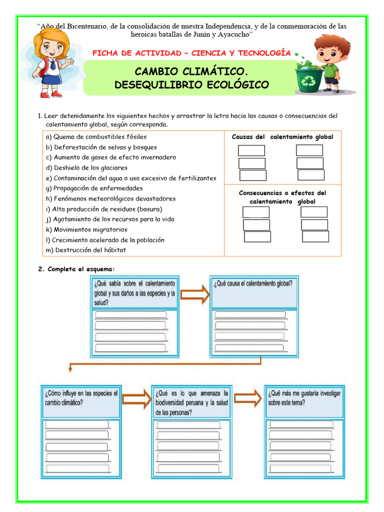 FICHA -VIER--CYT-CAMBIO CLIMÁTICO DESEQUILIBRIO ECOLÓGICO--JEZABEL ...