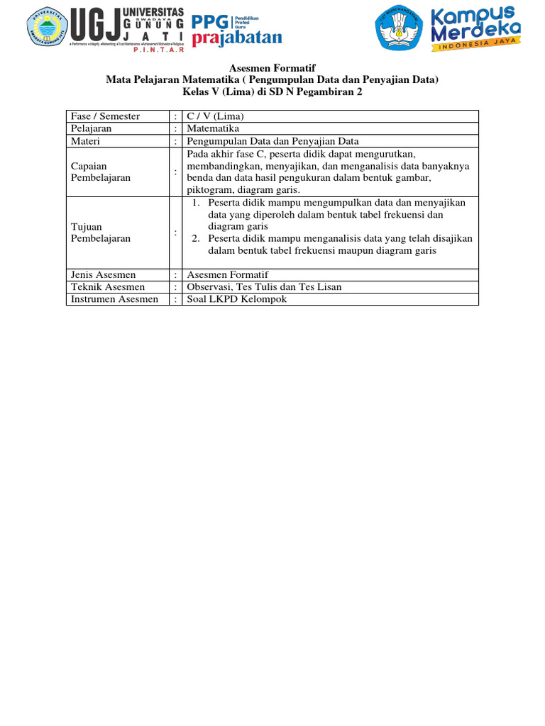 Instrumen Penilaian ST2 | PDF