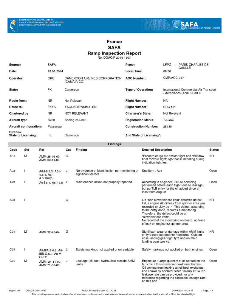 Report - RAMP - INSPECTION - Created - On - Tue 30 Sep 2014 15 23 44 ...