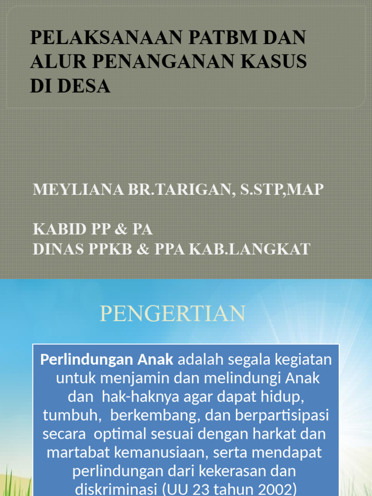 Materi FH Mekanisme Patbm 2024 | PDF | Ilmu Sosial | Kesehatan Holistik