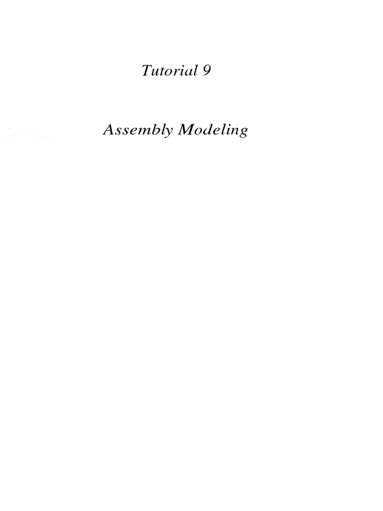 T9 Assembly Modeling | PDF | Computing | Software