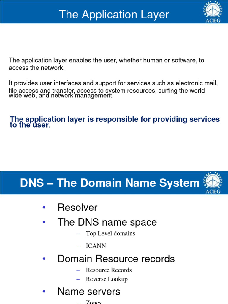 Unit 5 Applicationlayer Pdf Domain Name System World Wide Web