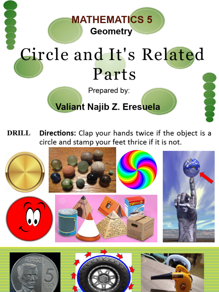 3rd - SY. 2022-2023 - MATHEMATICS - Circle and Its Parts | PDF | Circle ...