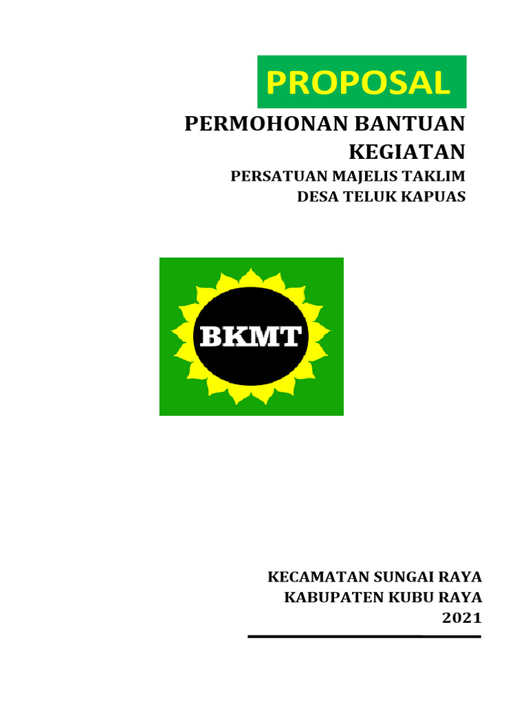 Proposal Kegiatan Permata Khataman Quaran 2021 | PDF