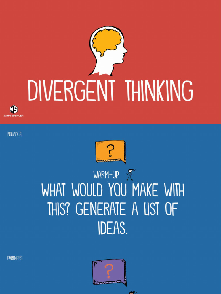 Divergent Thinking - PowerPoint | PDF