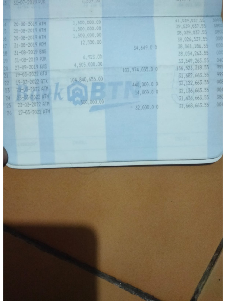 Buku Rekening Nandy | PDF