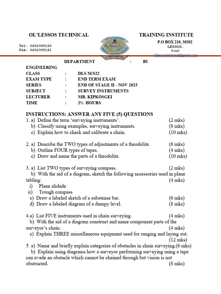 Survey Instruments DLS M22 - S22 | PDF | Surveying | Electromagnetic ...