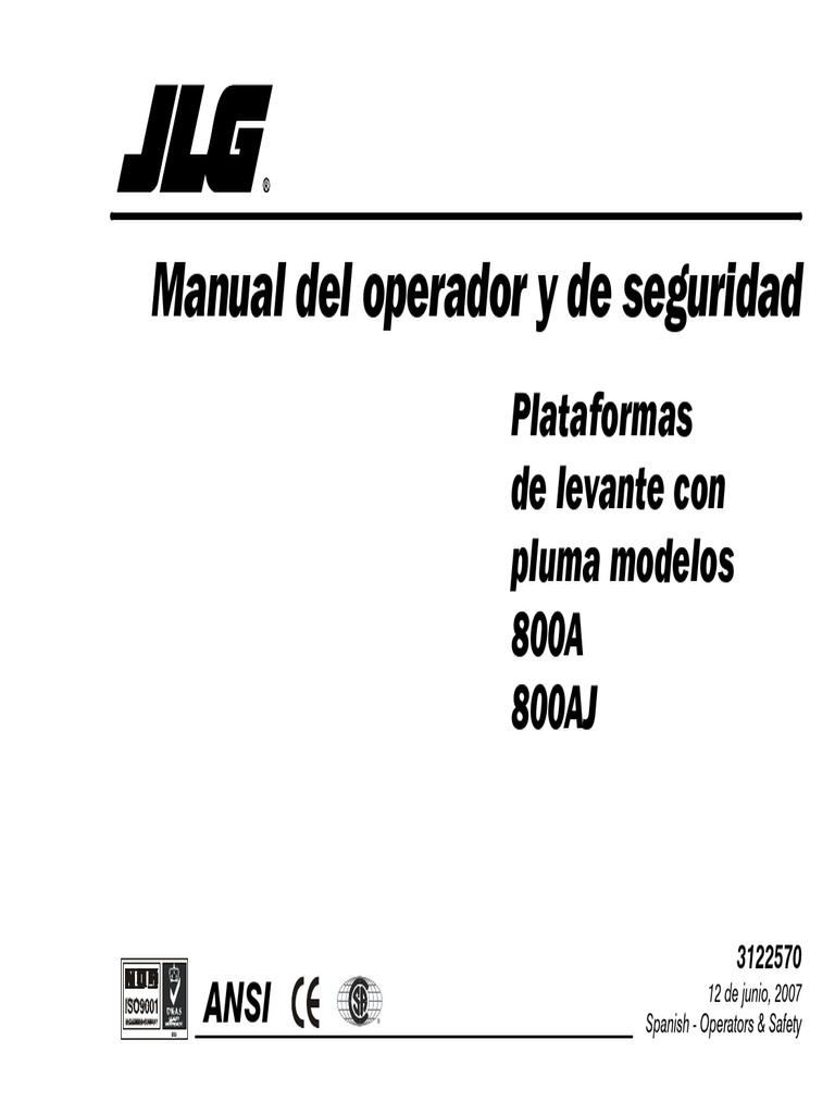 Manual Operario 800A y 800AJ | PDF | Aislador (Electricidad) | Soldadura