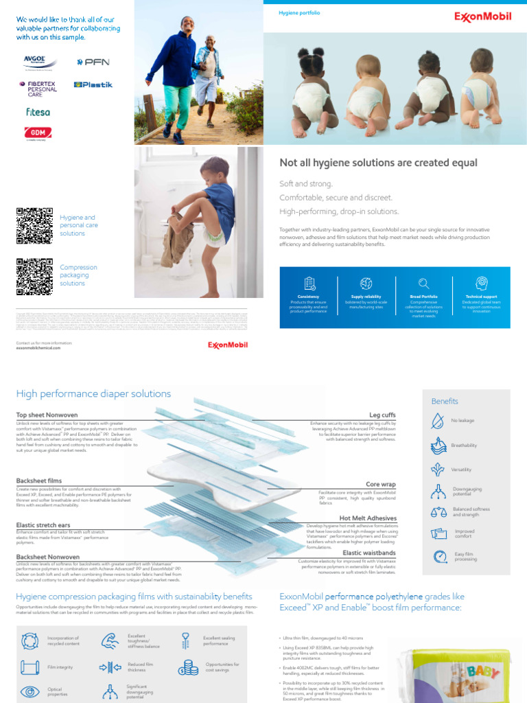 Hygiene Portfolio en | PDF | Nonwoven Fabric | Recycling