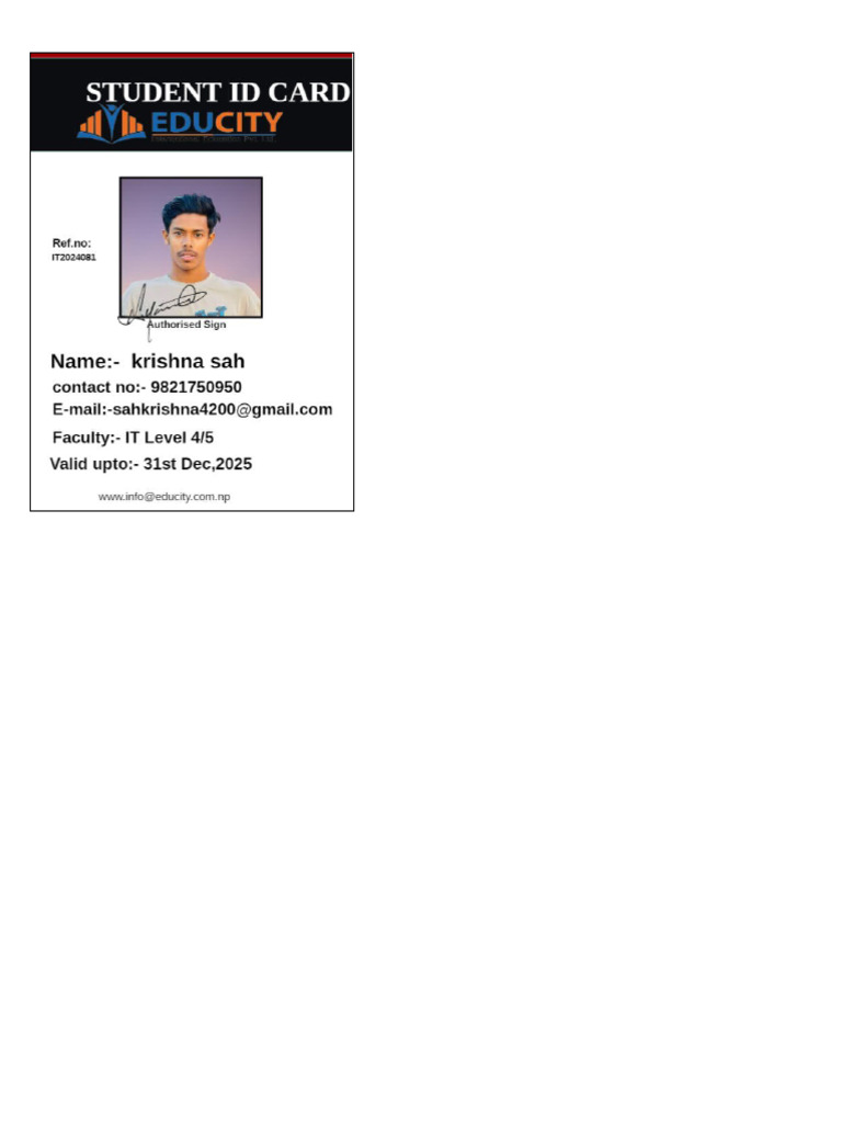 Id Card | PDF