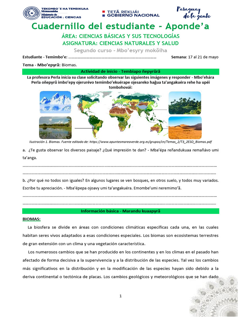 Biomas 1 | PDF | Clima | Geografía Física