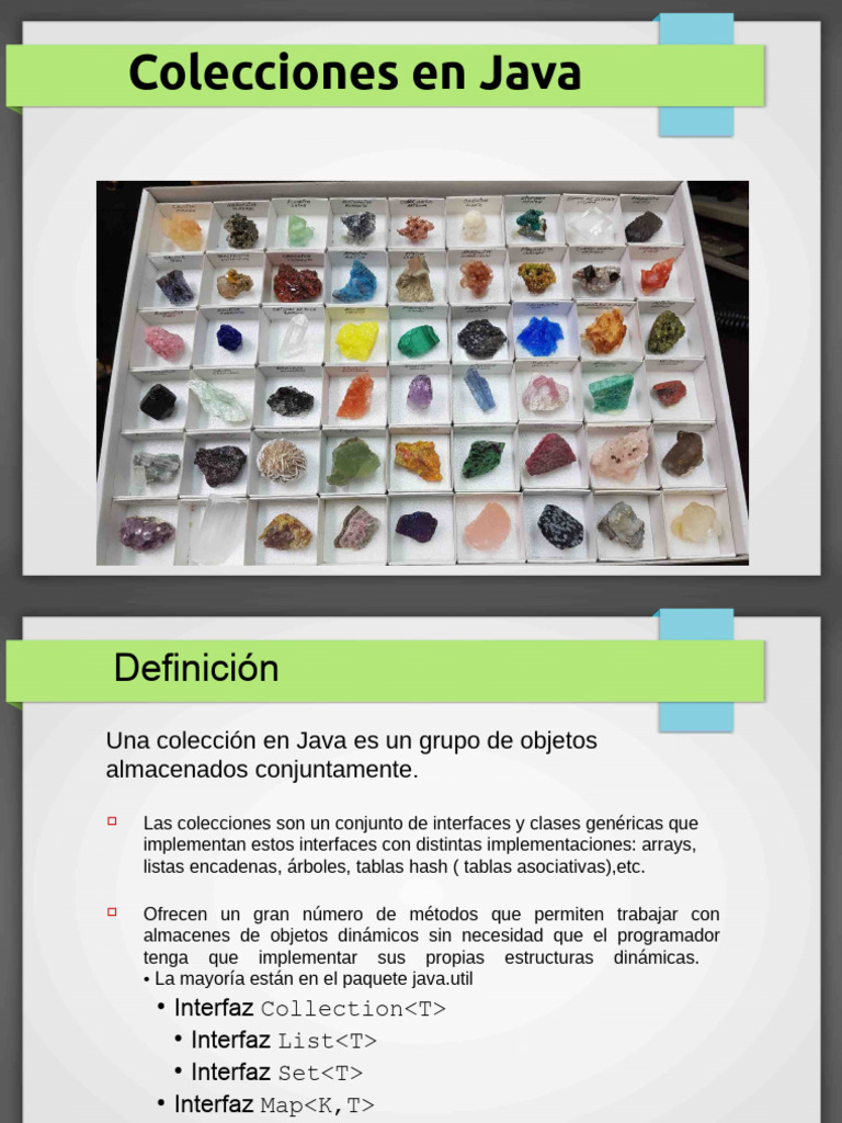 Coleccionesjava | Descargar gratis PDF | Java (lenguaje de programación) | Datos de computadora