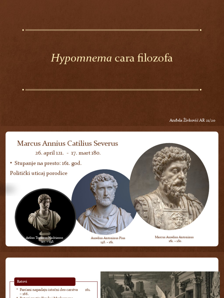 Marko Aurelije | PDF