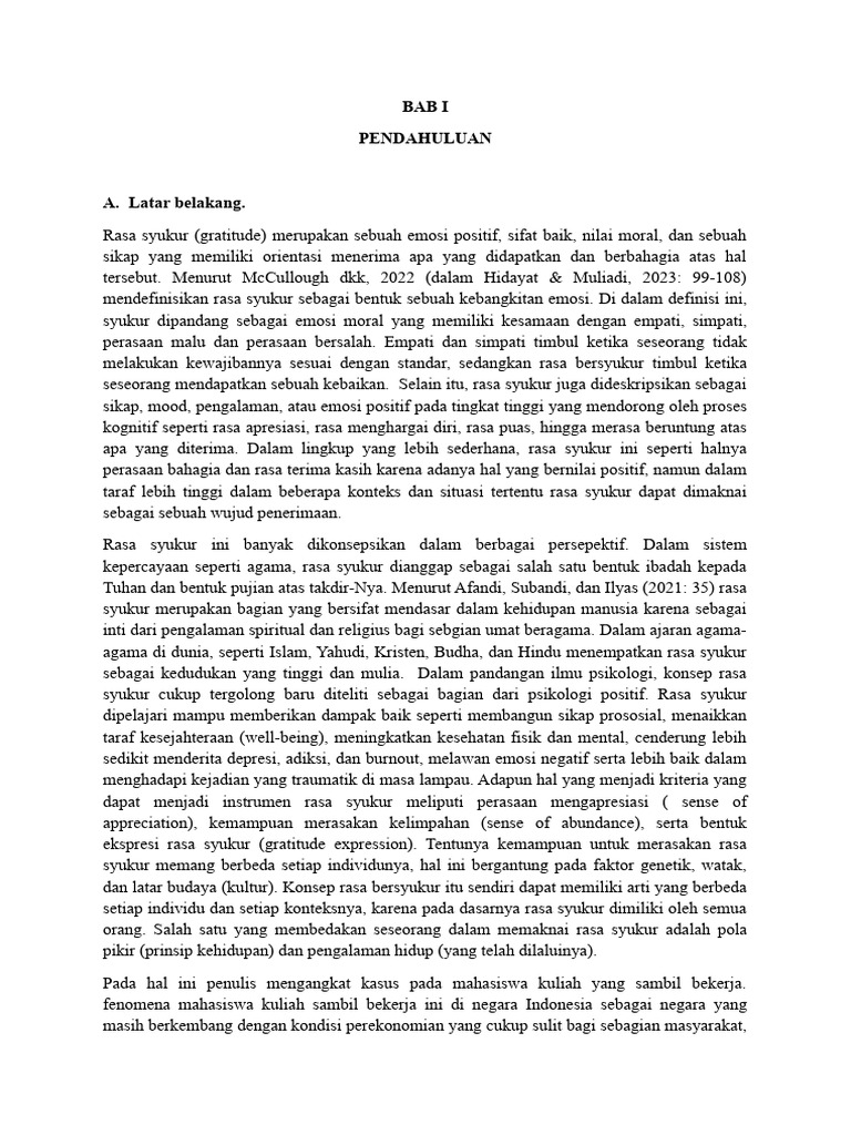 Revisi Bab 1 Kualitatif | PDF