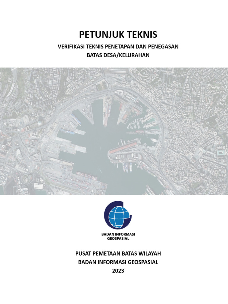 PPBDes Petunjuk Teknis Verifikasi Batas Desa | PDF | Komputer