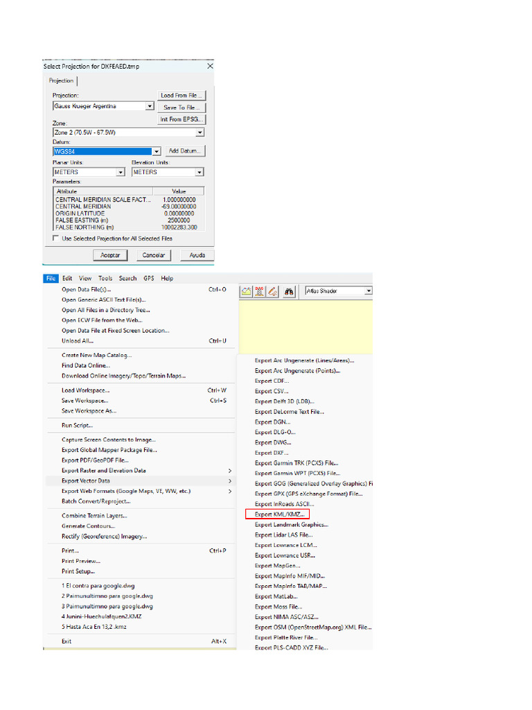 PASAR DWG A KMZ | PDF