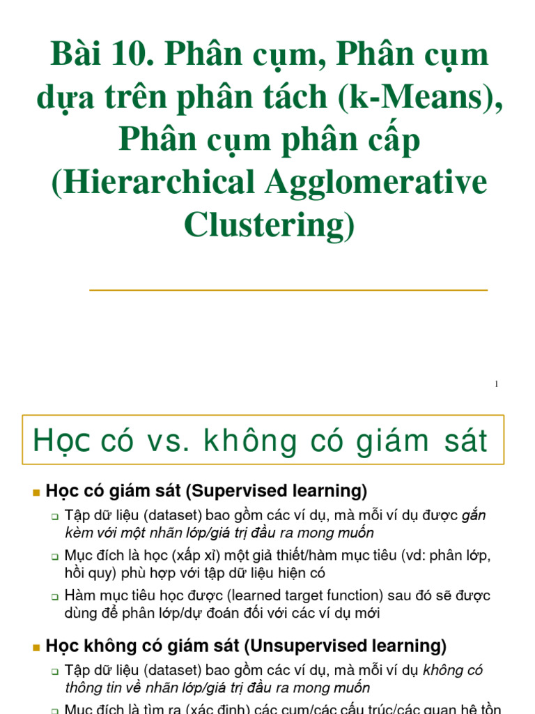 Bài 10. Phân Cụm, Phân Cụm Dựa Trên Phân Tách (K-Means), Phân Cụm Phân ...