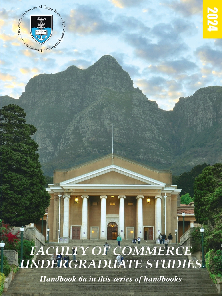COM UG Handbook 2024 | PDF | Academic Degree | Bachelor's Degree