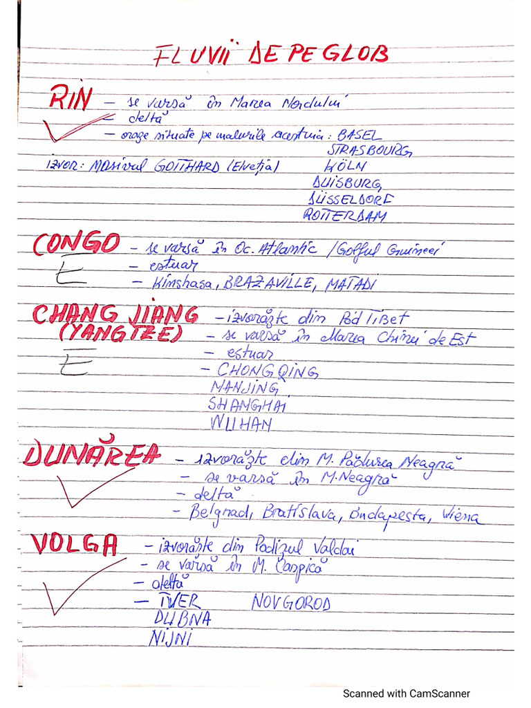 Fluvii de Pe Glob | PDF