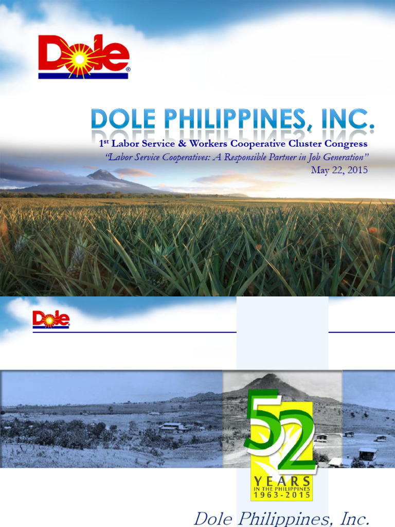 Dole Philippines Labor Service Congress | PDF | Occupational Safety And ...