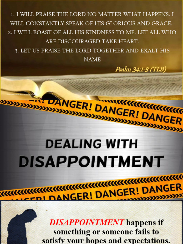 Overcoming Disappointment with Faith | PDF | Jesus | Gospel Of Mark