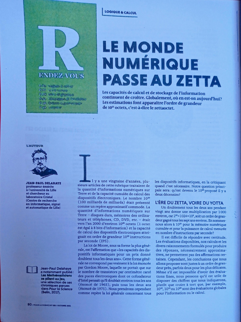 T4 - Le Monde Numérique Passe Au Zetta | PDF