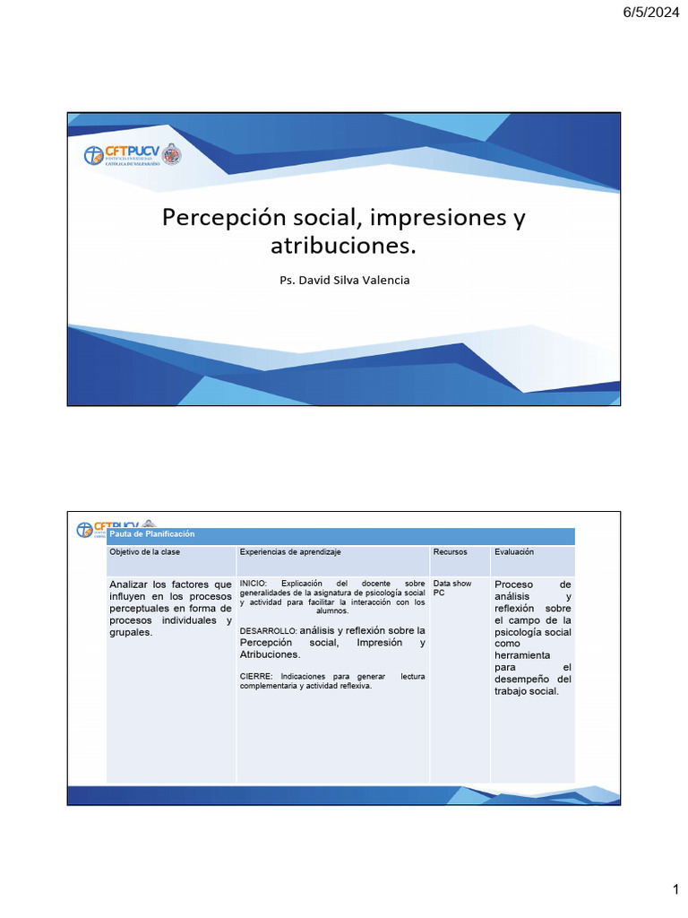 6 Clase | Descargar gratis PDF | Percepción | Comportamiento