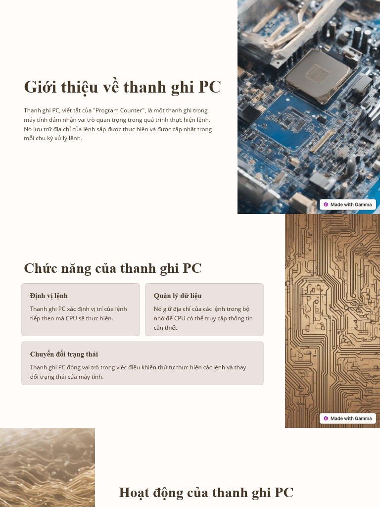 Gioi Thieu Ve Thanh Ghi PC | PDF