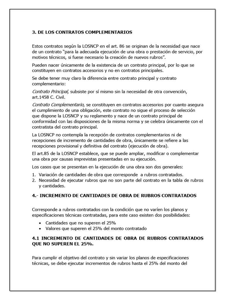 COMPLEMENTARIOS | PDF | Presupuesto