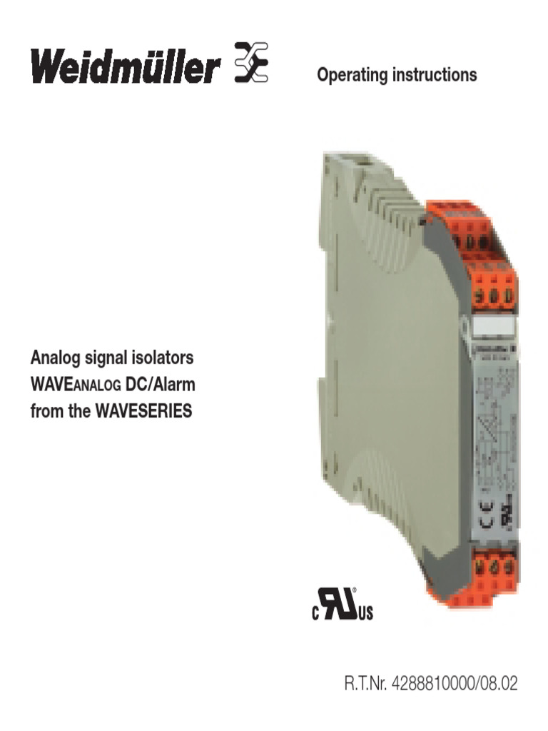 Waveanalog DC Alarm | PDF | Relay | Power Supply