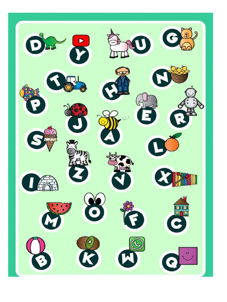 JOGO LINCE DO ALFABETO | PDF