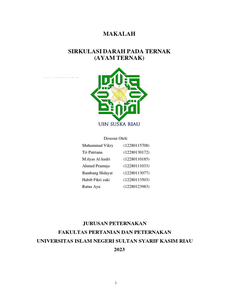 Sirkulasi Darah pada Ayam Ternak | PDF | Agama & Spiritualitas