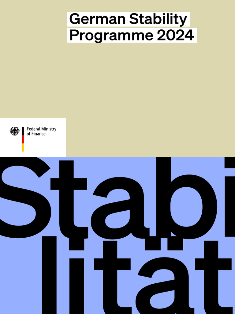 German Stability Programme 2024 EN | Download Free PDF | Fiscal Policy ...