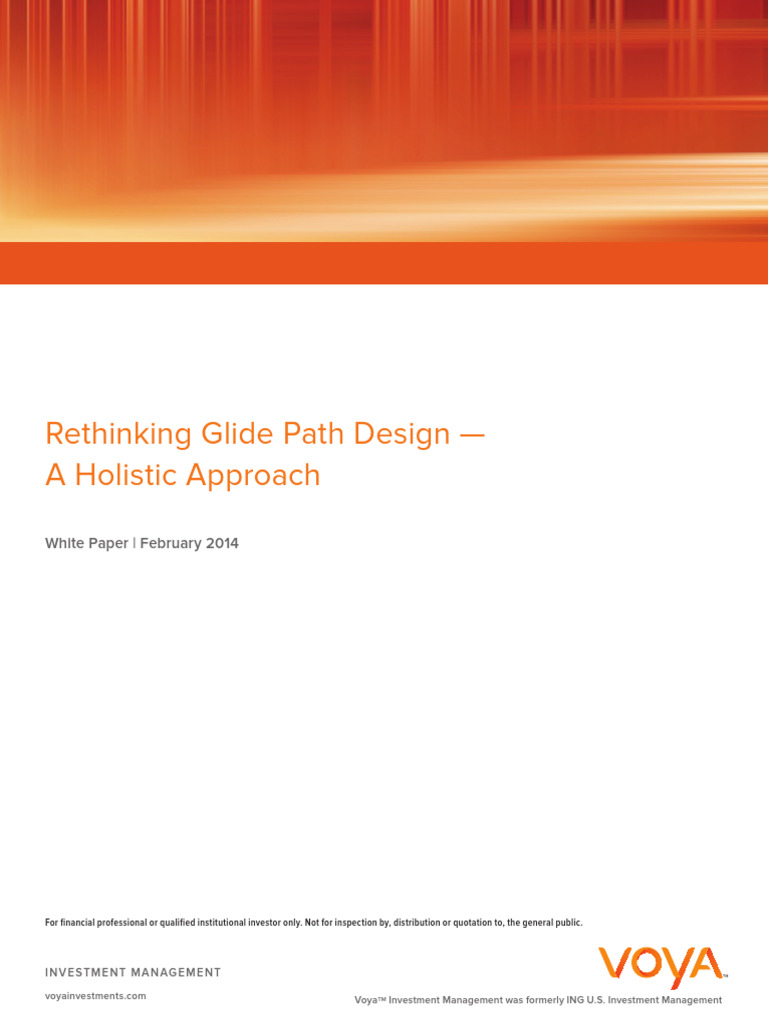 Rethinking Glide Path Design - Holistic Approach | PDF | Internal Rate ...