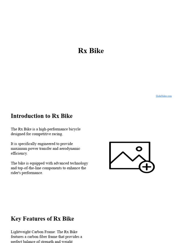 RX Bike | Download Free PDF | Vehicle Technology | Vehicles