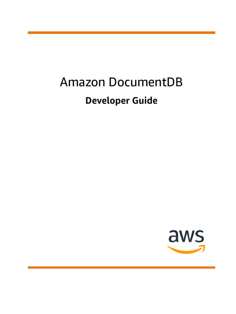 AWS_DEVELOPER_GUIDE | PDF | Database Index | Mongo Db AWS_DEVELOPER_GUIDE | PDF | Database Index | Mongo Db