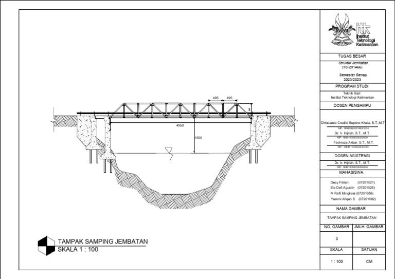 3 Tampak Samping Jembatan | PDF