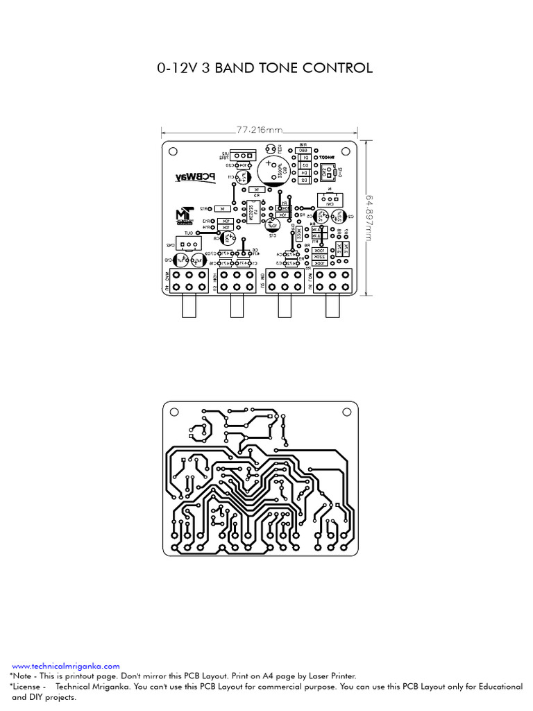 0-12V 3 Band Stereo Tone Control Technical Mriganka | PDF | Electrical Engineering | Electrical ...